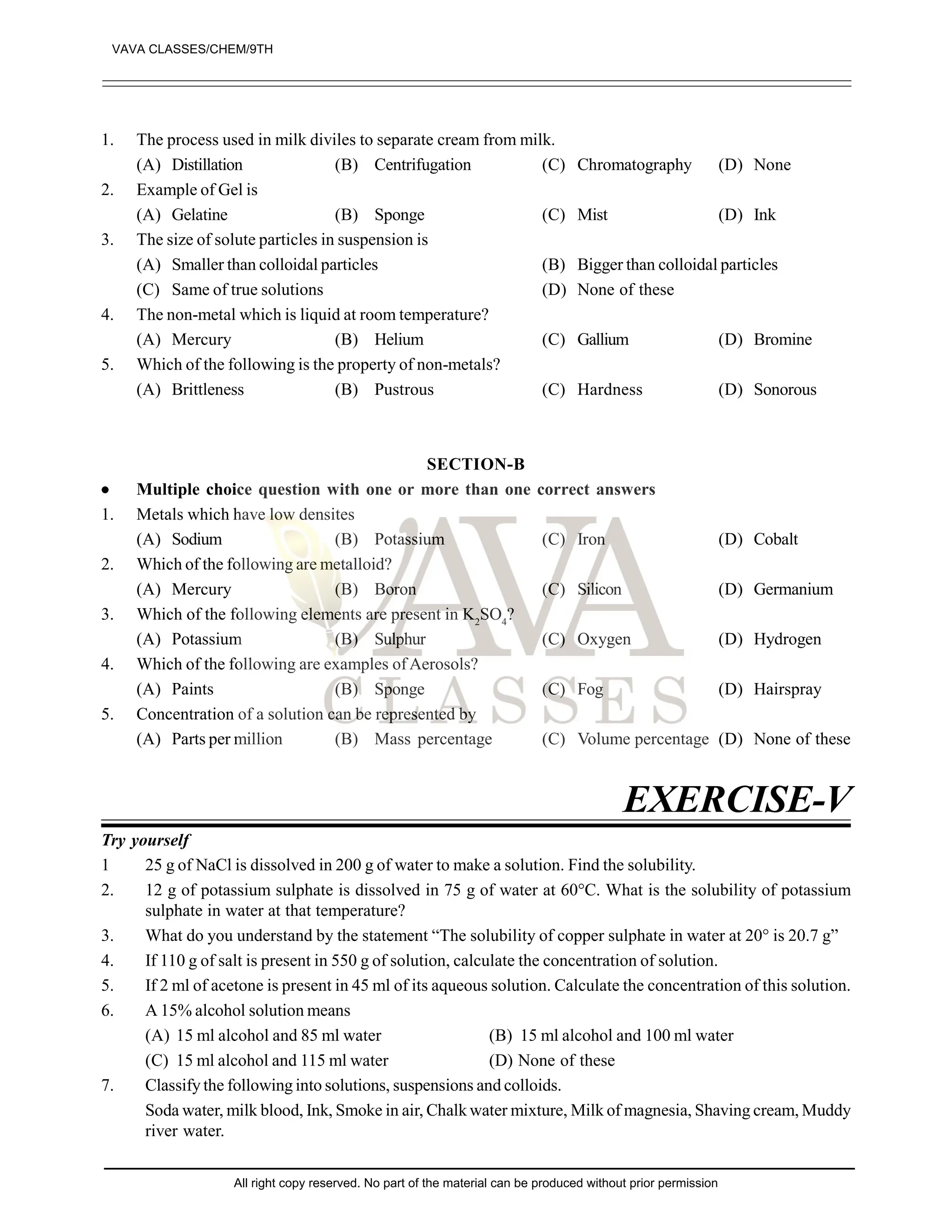 Class 9 Science chapter is matter around us pure notes pdf | PDF