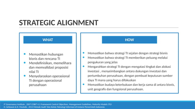 002 IT Strategic Alignment IT Governance | PPTX