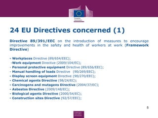 Ex-post evaluation on 24 EU OSH Directives – state of play | PPT