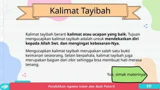 Kalimat Toyiibah Materi Ajar Kelas 2 smt 2.pptx