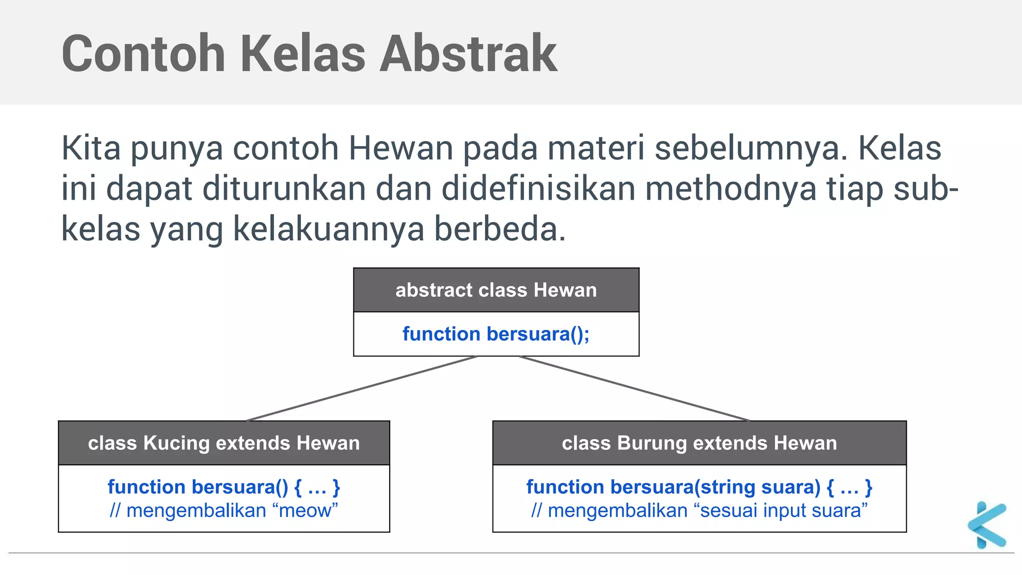 OOP - Kelas abstrak dan Komposisi | PDF