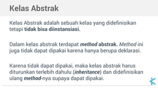 OOP - Kelas abstrak dan Komposisi | PDF