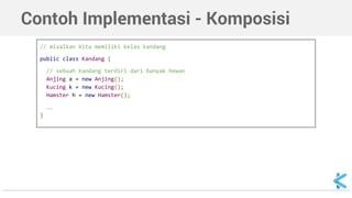 OOP - Kelas abstrak dan Komposisi | PDF