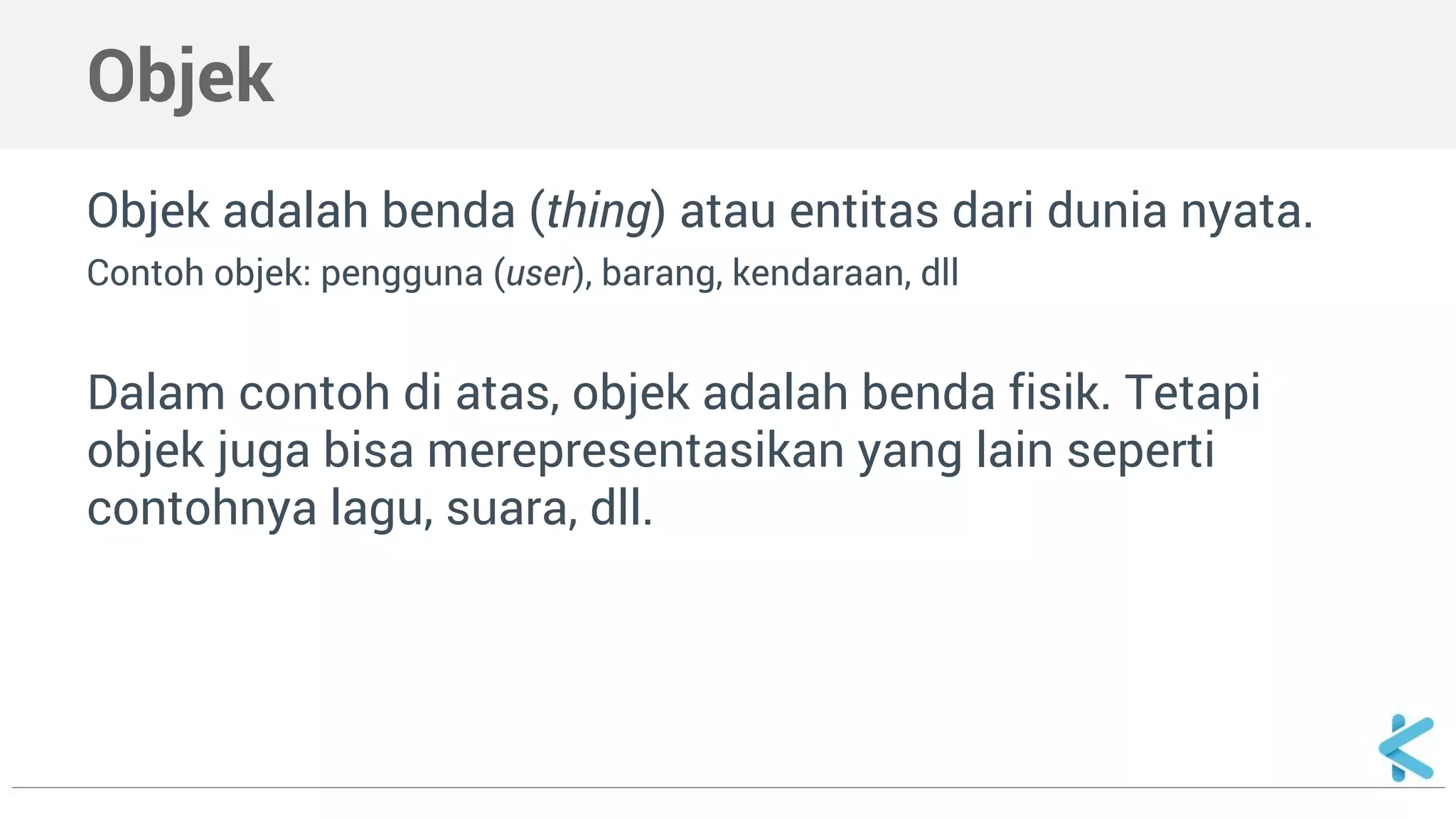OOP - Kelas dan Objek | PDF OOP - Kelas dan Objek | PDF