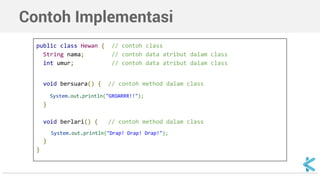 OOP - Kelas dan Objek | PDF