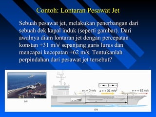 Kinematika satu dimensi | PPT