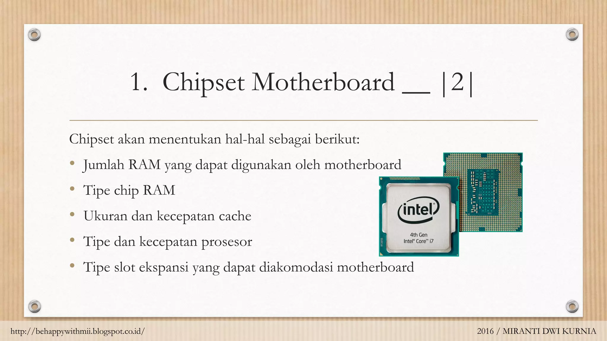 02 komponen motherboard | PDF