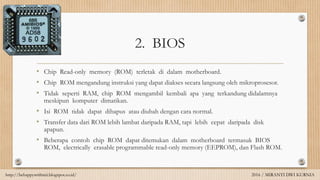 02 komponen motherboard | PDF