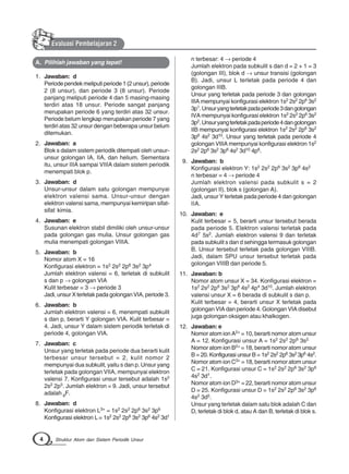 02 kunci jawaban dan pembahasan kimia 11 a ktsp | PDF