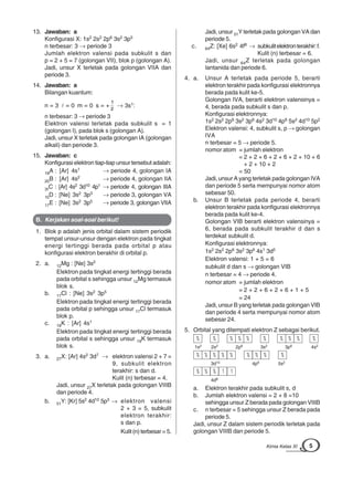 02 kunci jawaban dan pembahasan kimia 11 a ktsp | PDF