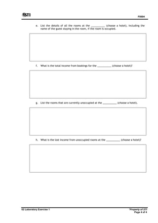 02 laboratory exercise 1 - RETRIEVING DATA FROM SEVERAL TABLES | PDF | Databases | Computer ...
