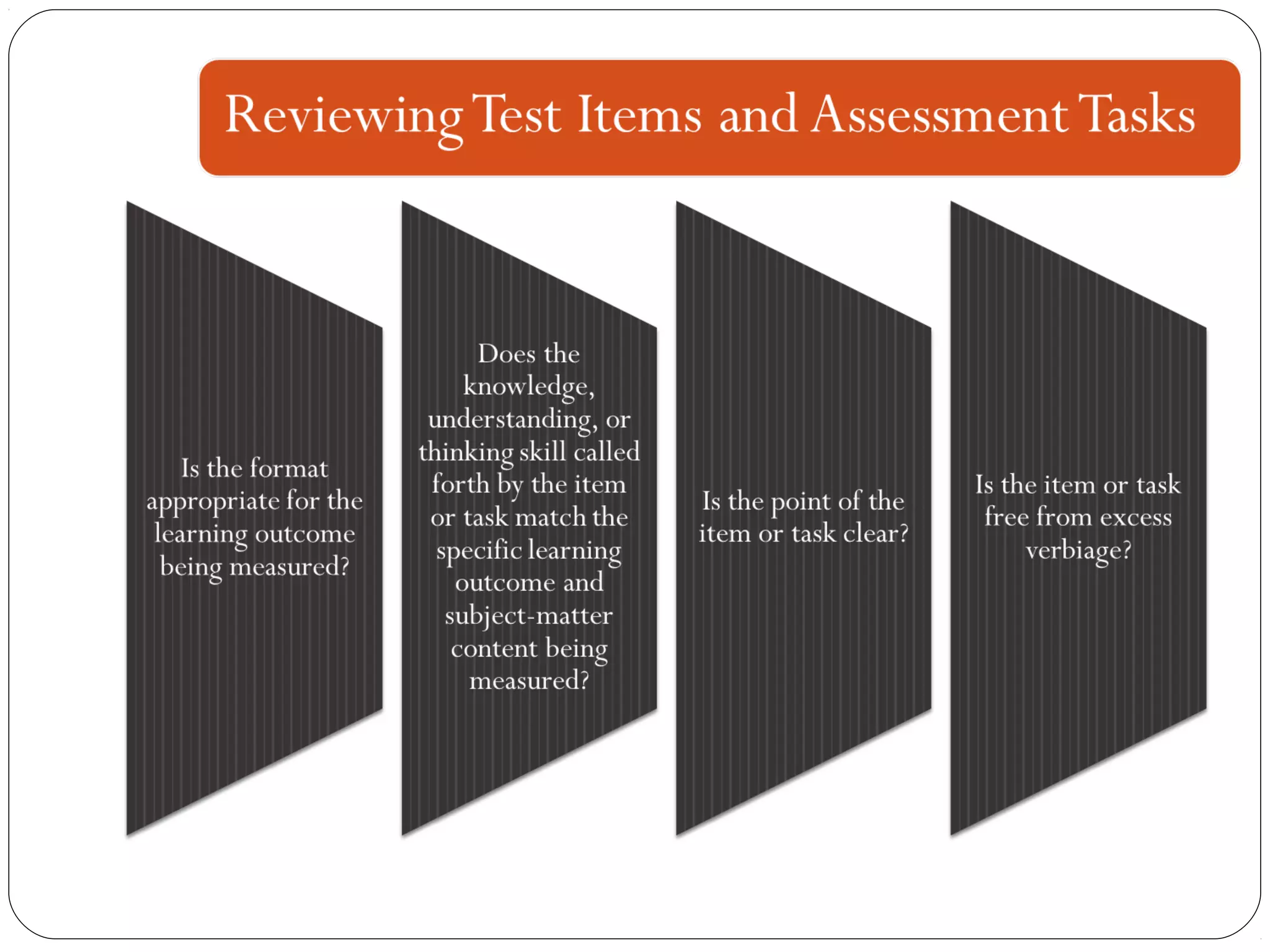 Assembling The Test Items | PPT