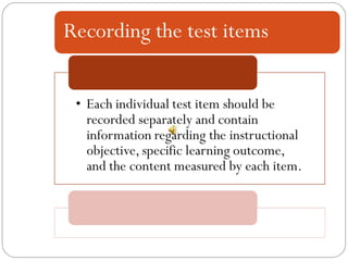 Assembling The Test Items | PPT