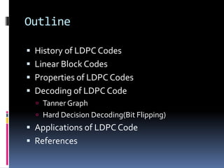 02 ldpc bit flipping_decoding_dark knight | PPTX