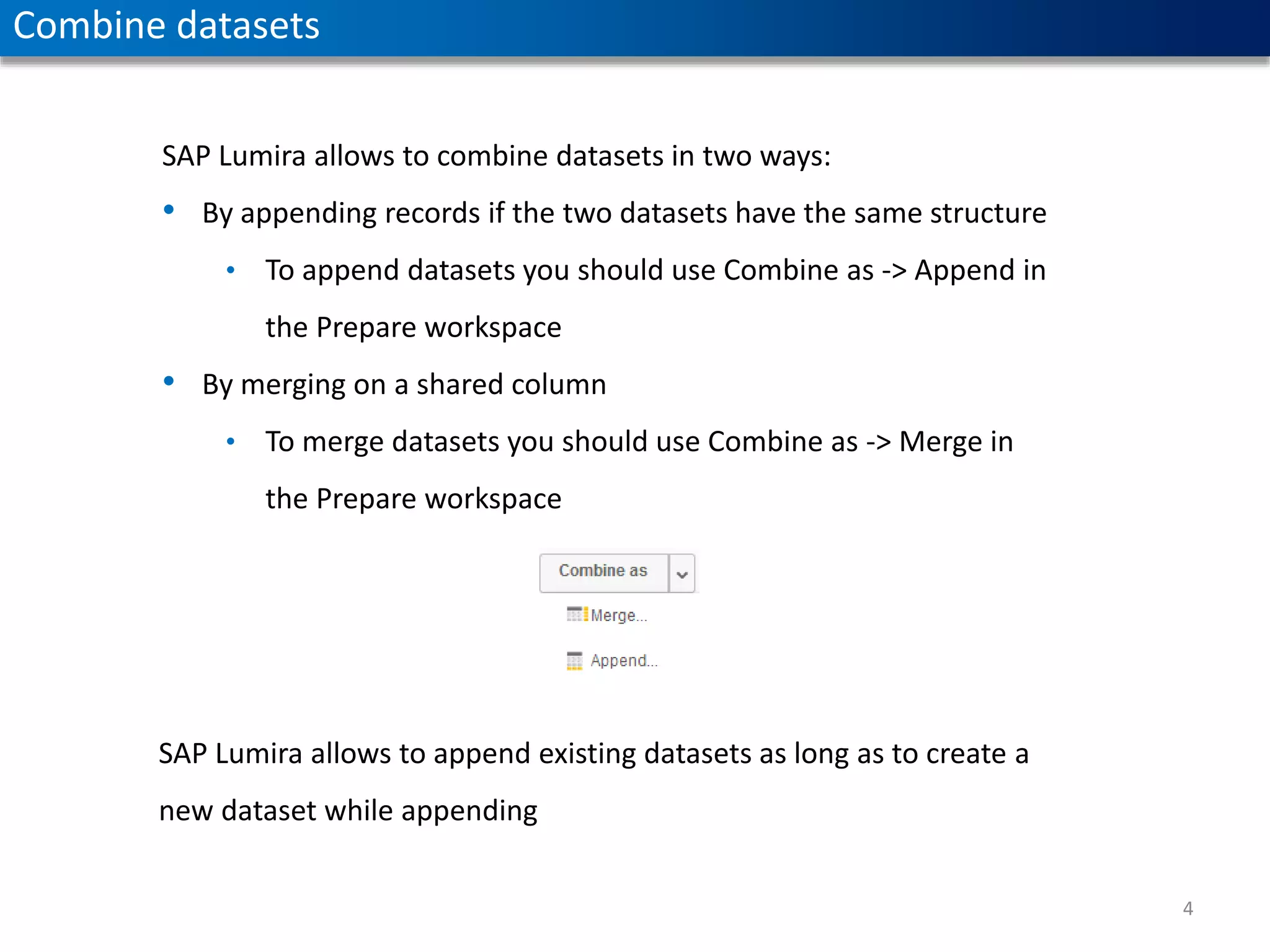 SAP Lumira - Acquiring data | PPTX