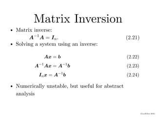 02 linear algebra | PDF