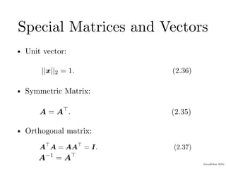 02 linear algebra | PDF