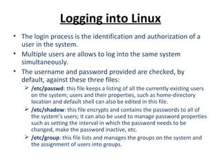 02 linux desktop usage | PPT | Operating Systems | Computer Software and Applications
