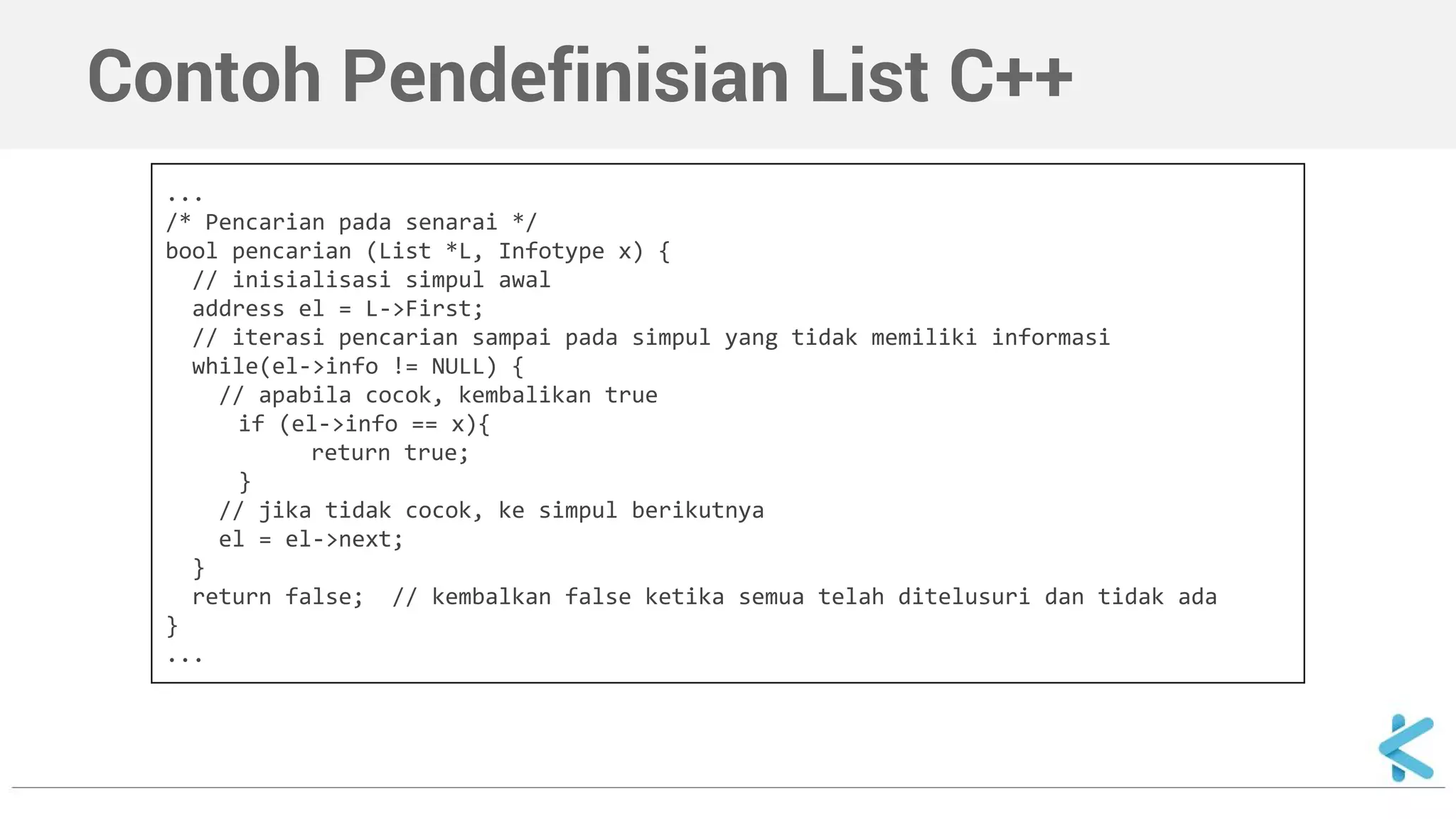 Algoritma dan Struktur Data - list | PDF