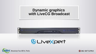 Live Experts - grafika pro broadcast a sport | PPT