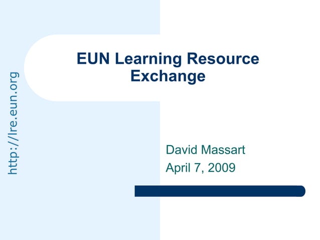 Learning Resource Exchange Overview | PPT