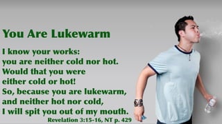 Why Am I Lukewarm? (Part 1) | PDF