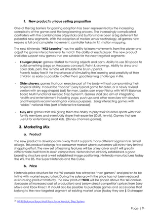 02 marketing plan nintendo disruptive strategy - cosimo gualano | PDF