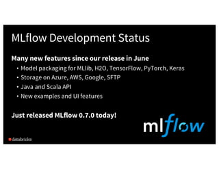 Accelerating Production Machine Learning with MLflow with Matei Zaharia | PPT