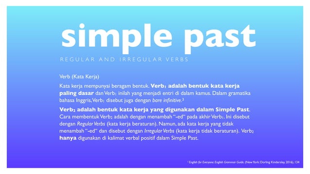 Simple Past Tense | PDF