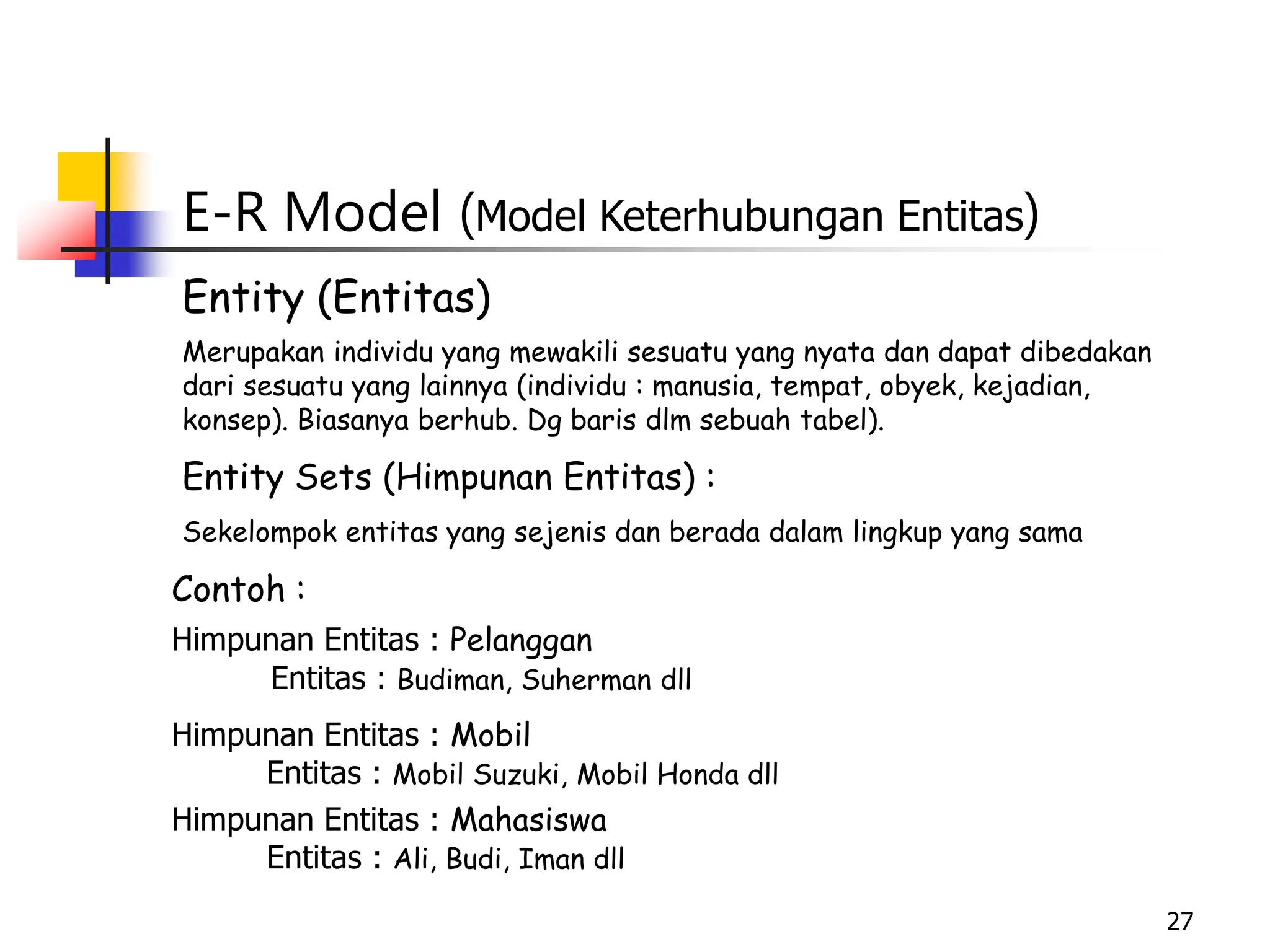 materi sistem basis data untuk pengenalan | PPT