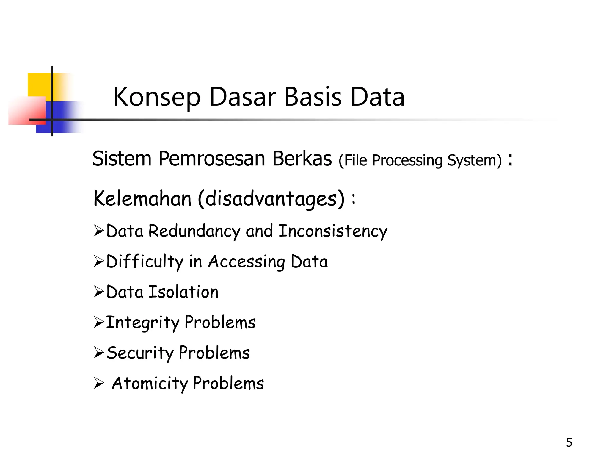 materi sistem basis data untuk pengenalan | PPT