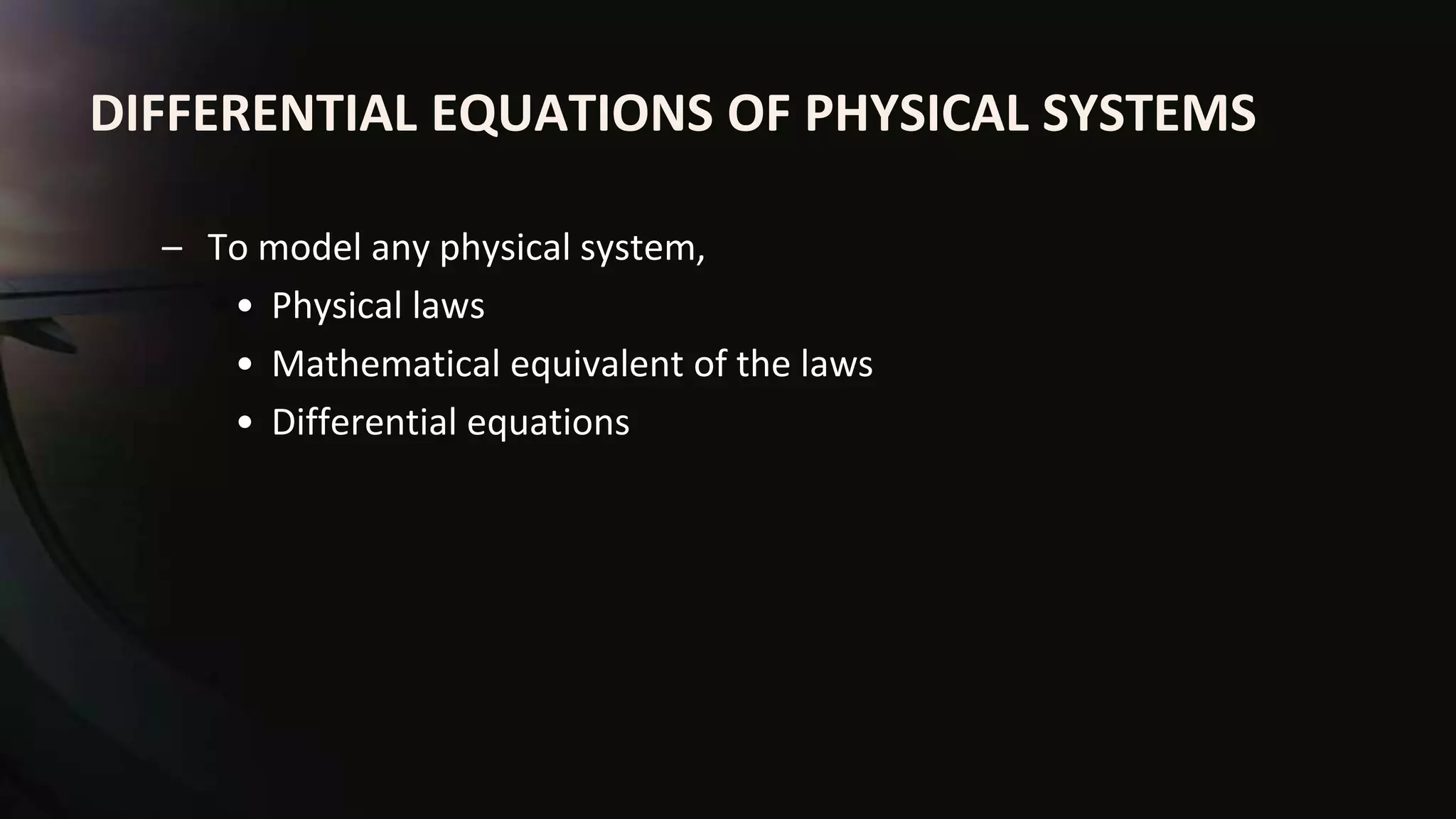 02 Mathematical Modelling.pptx | Physics | Science