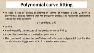 02 MATLAB Polynomials.pptx using of matlab | PPT