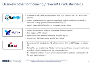 NB-IoT: Pros and Cons of the new LPWA Radio Technology | PDF