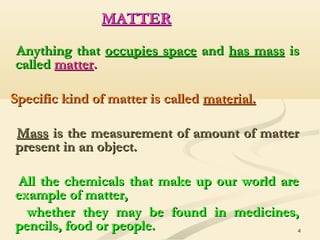 02 matter, change and energy | PPT