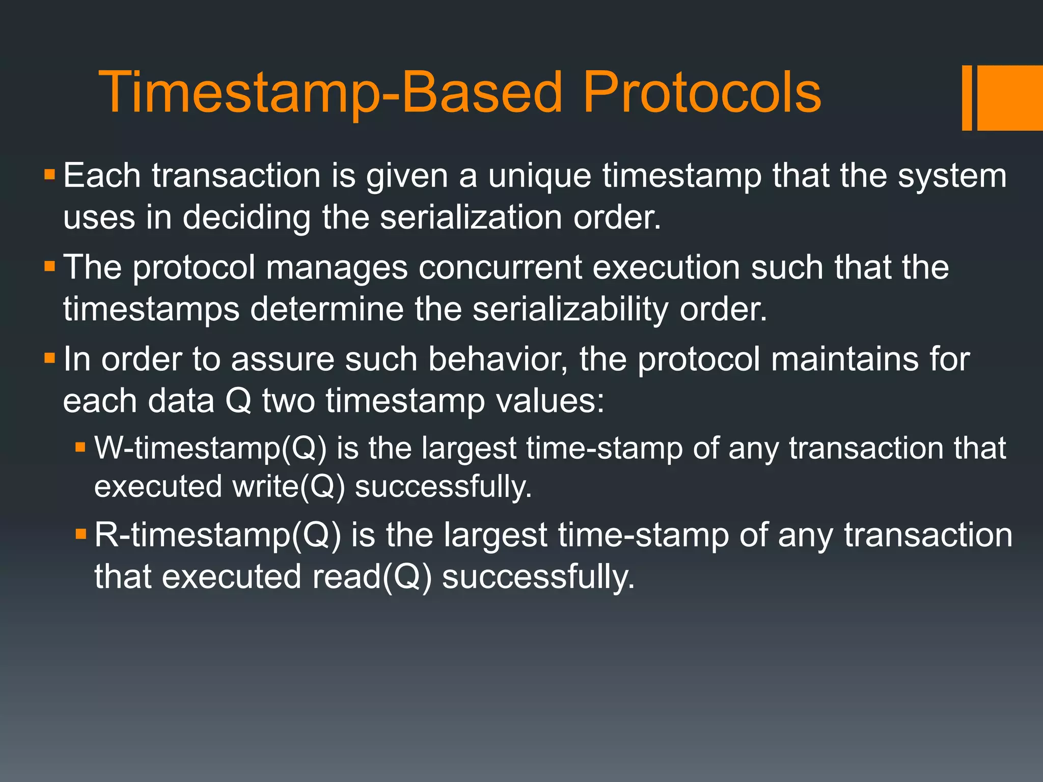 Concurrency Control in Distributed Database. | PPTX | Databases | Computer Software and Applications