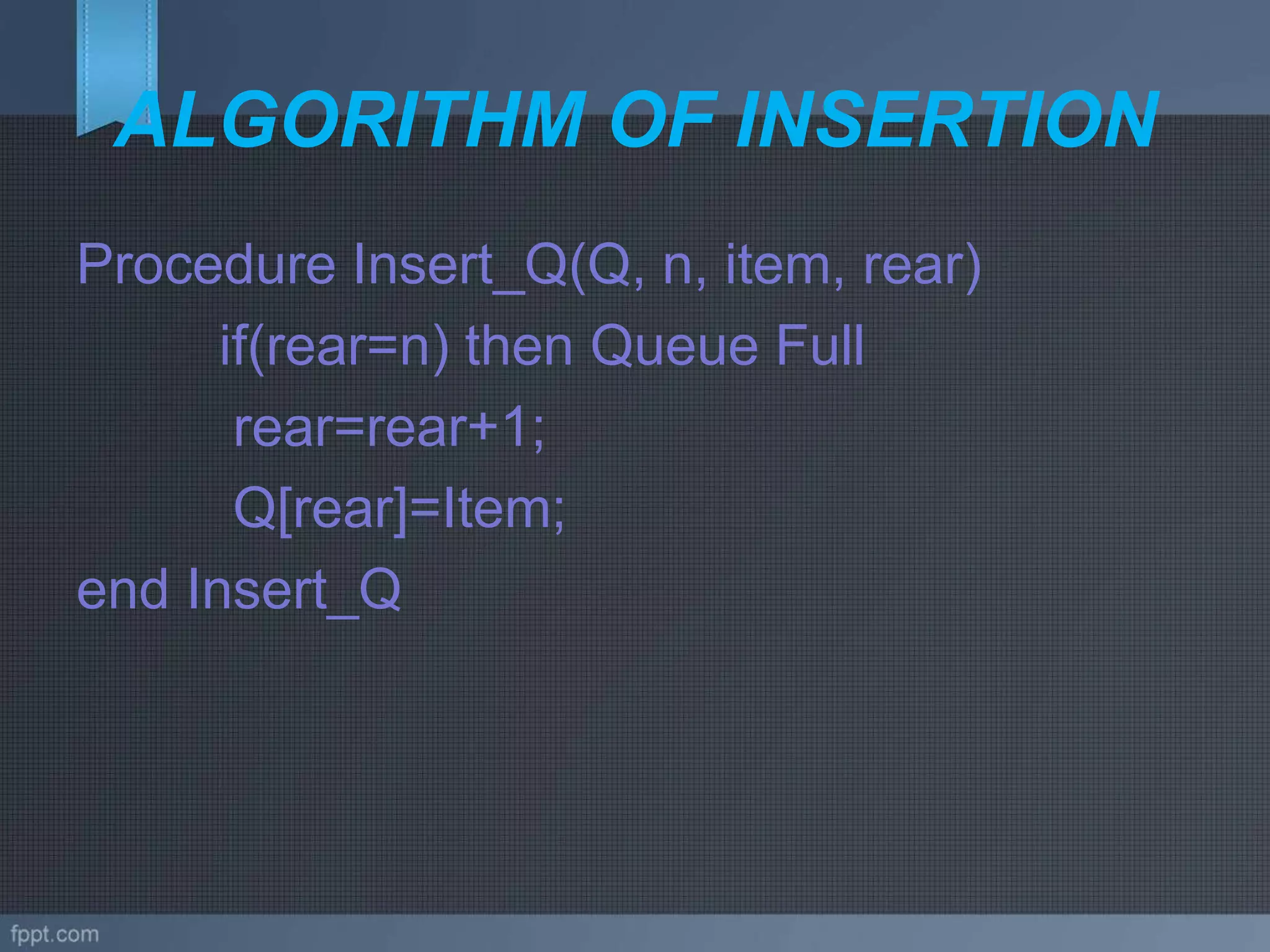 Queue In Data Structure Using C Ppt 