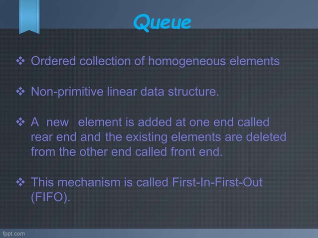 QUEUE IN DATA STRUCTURE USING C | PPT