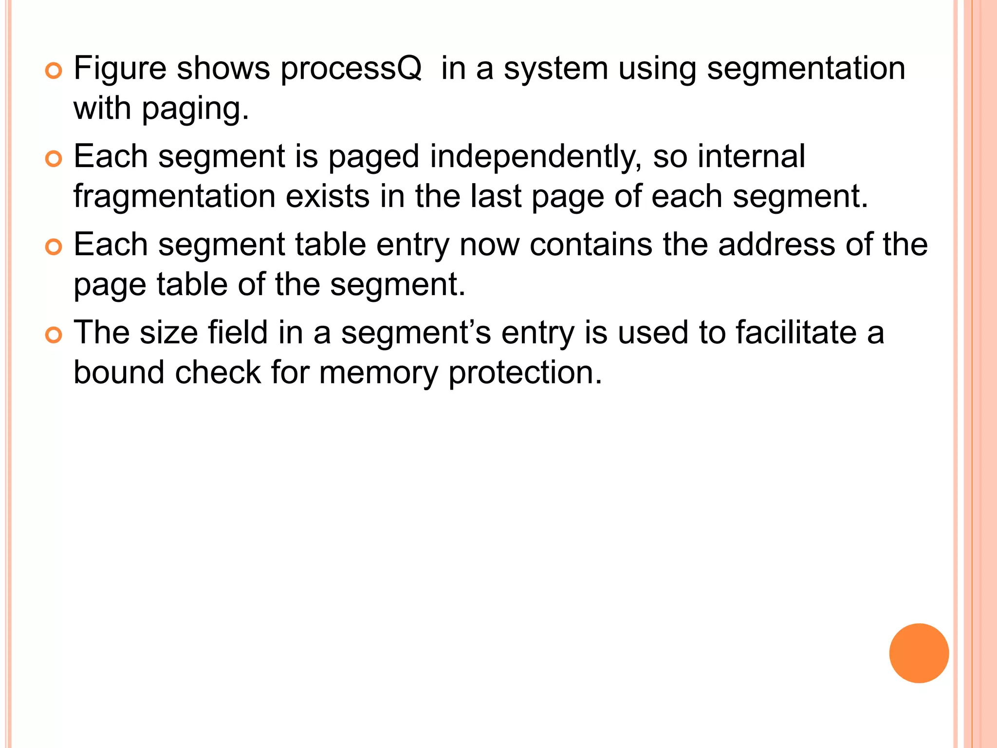 Paging,Segmentation & Segment with Paging | PPTX