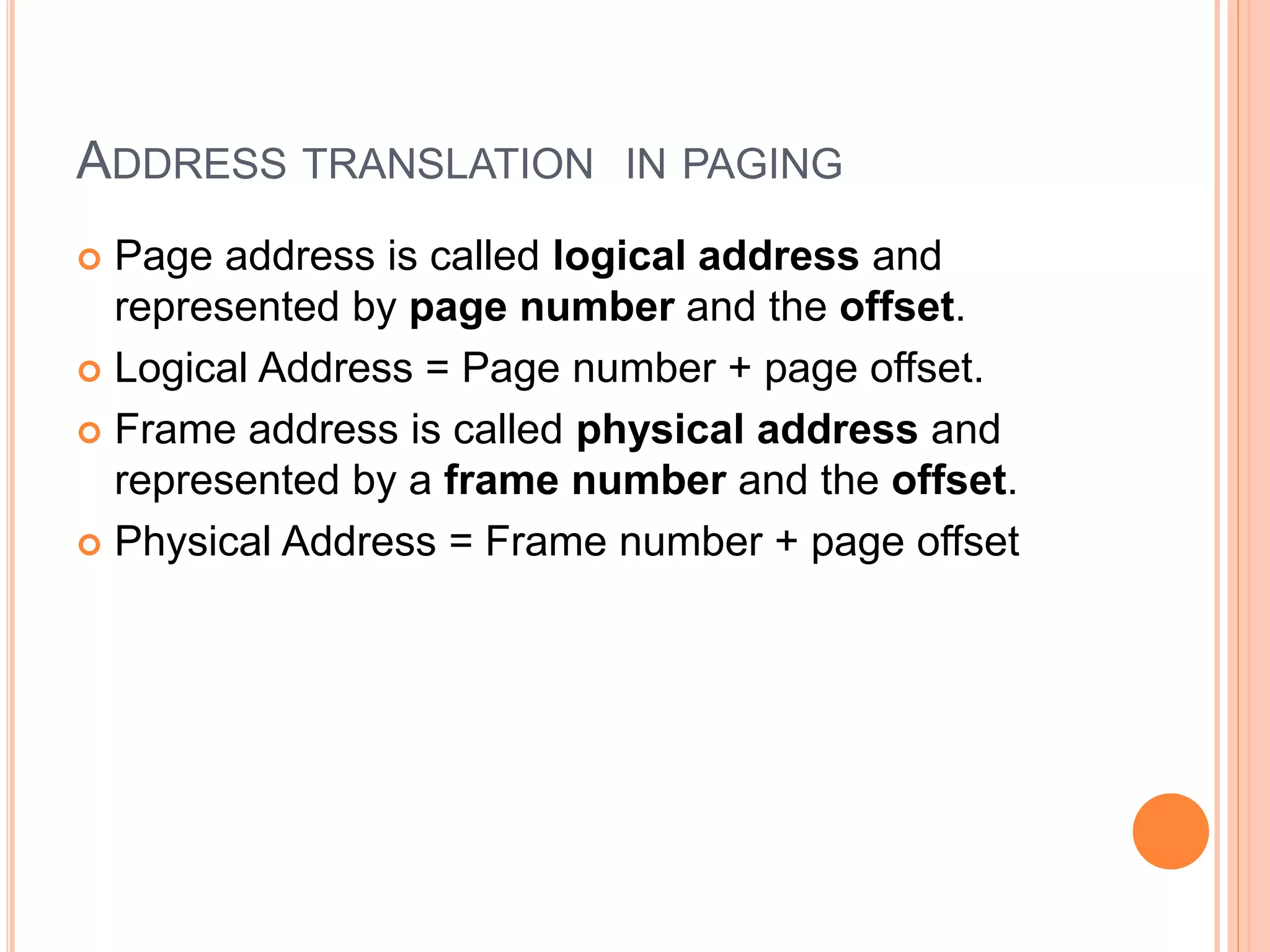 Paging,Segmentation & Segment with Paging | PPTX