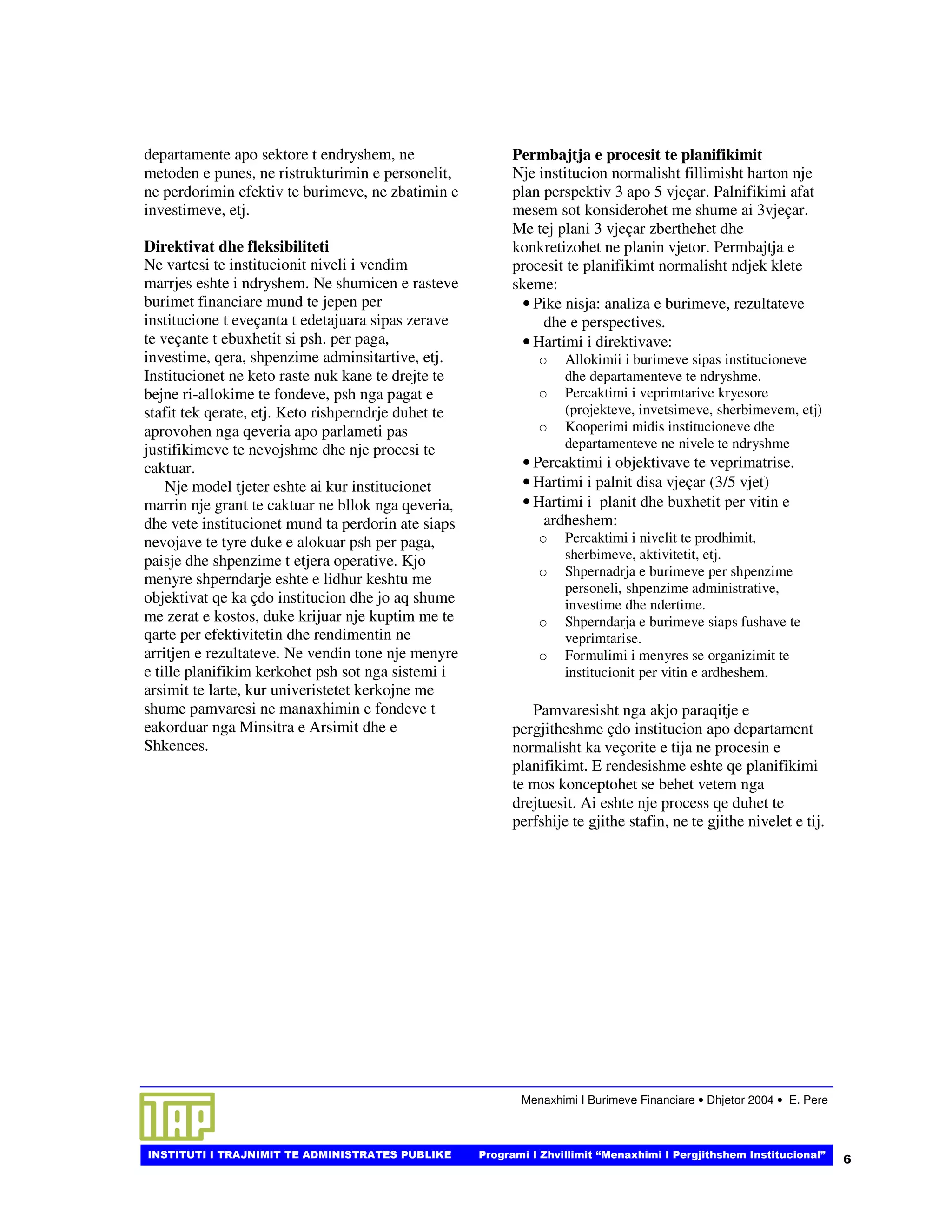 Menaxhimi i Burimeve financiare | PDF