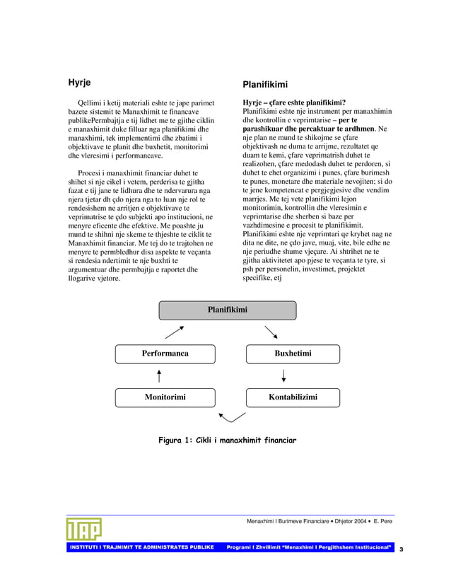 Menaxhimi i Burimeve financiare | PDF