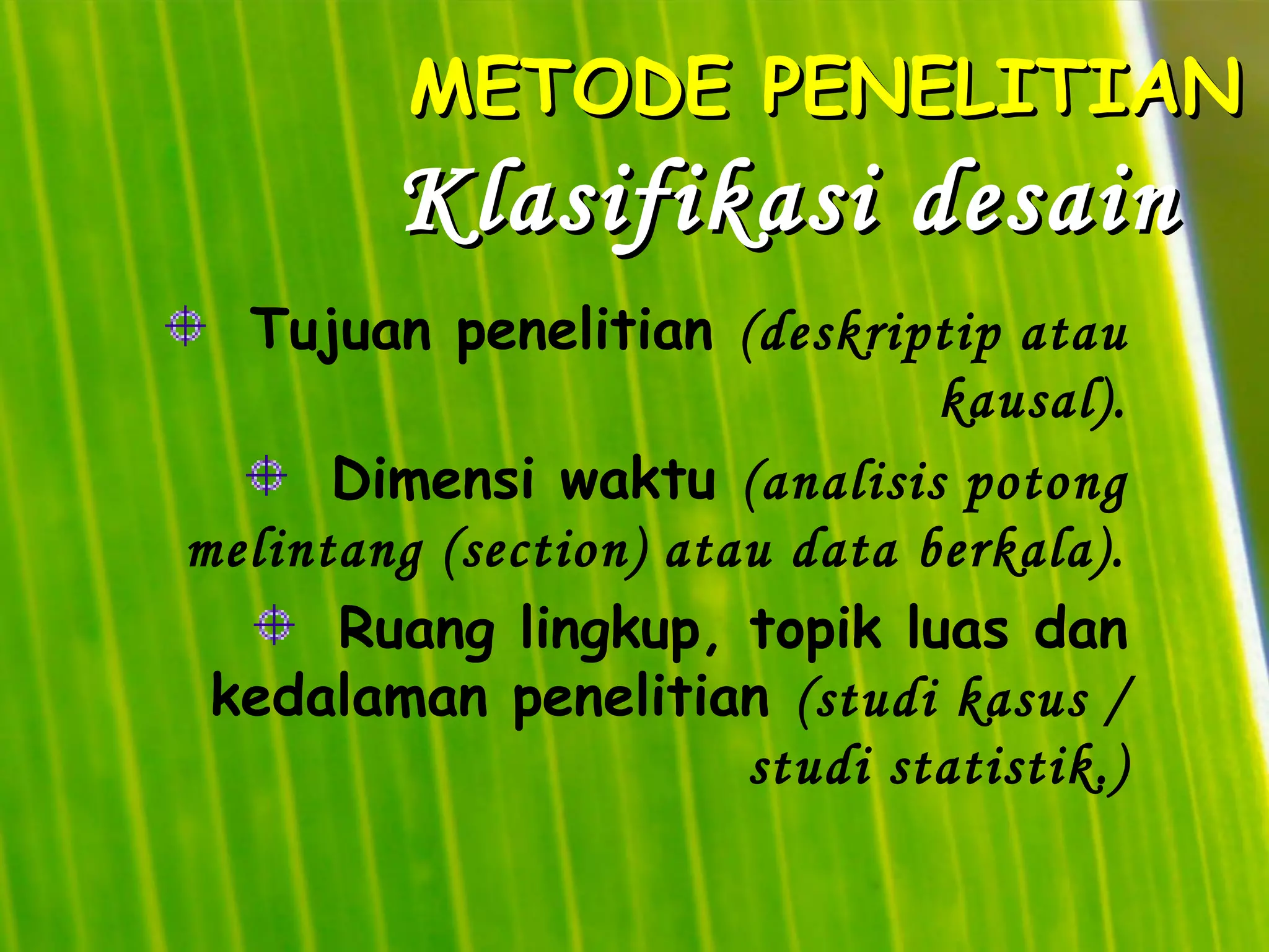 metode penelitian | PPT