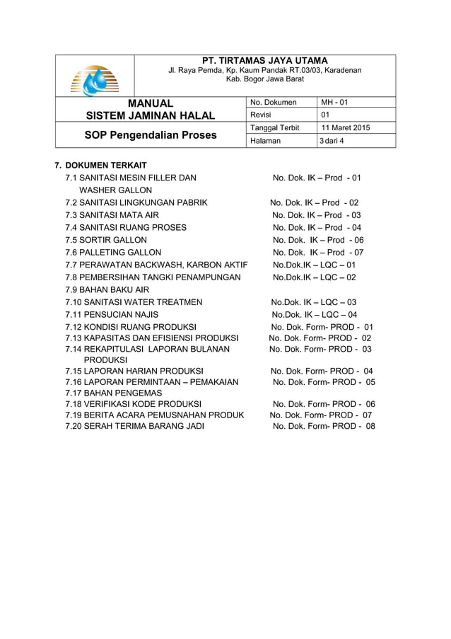 pengendalian proses | PDF