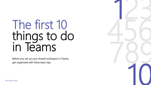 Microsoft Teams Quick Start | PPT