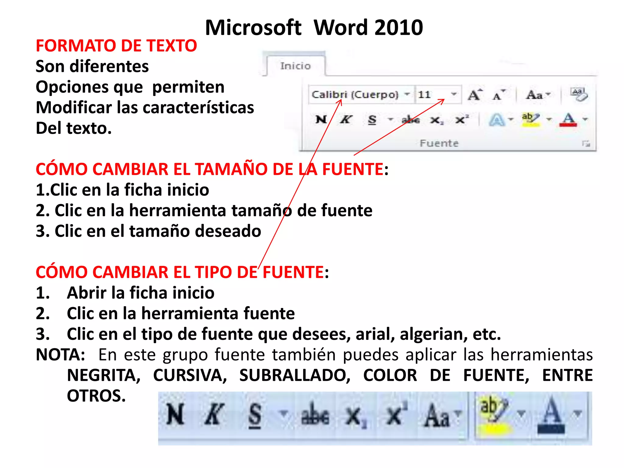 02 microsoft word formato de texto | PPTX