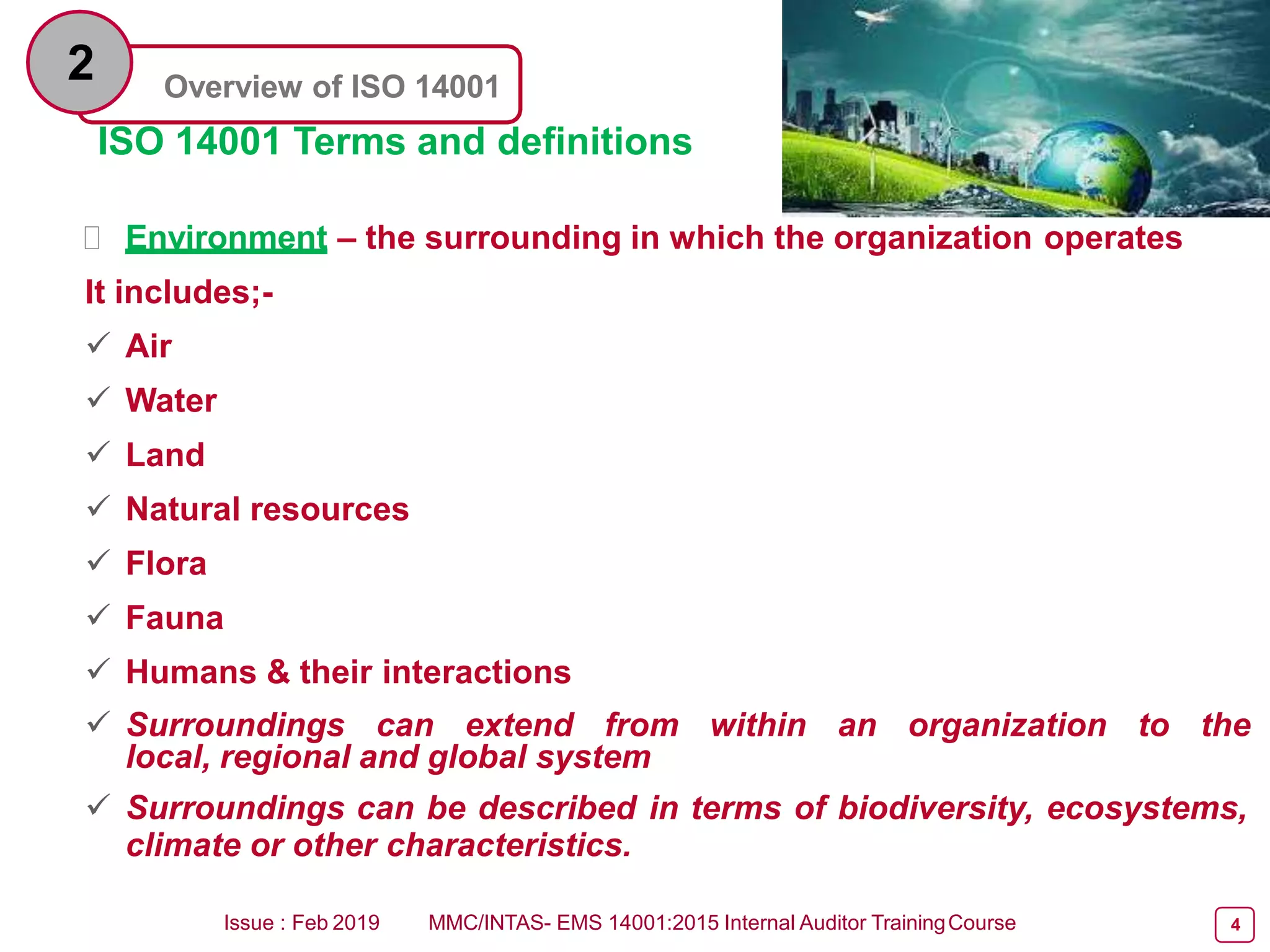 Overview of ISO 14001 Terms and Definitions | PPTX