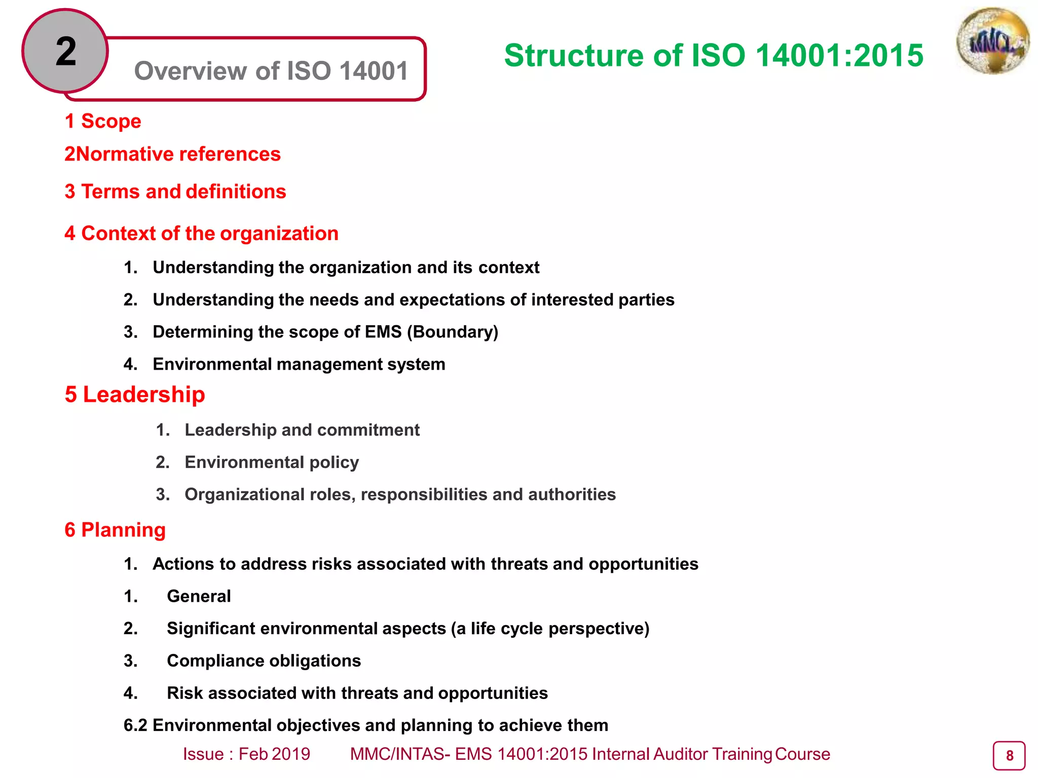Overview of ISO 14001 Terms and Definitions | PPTX