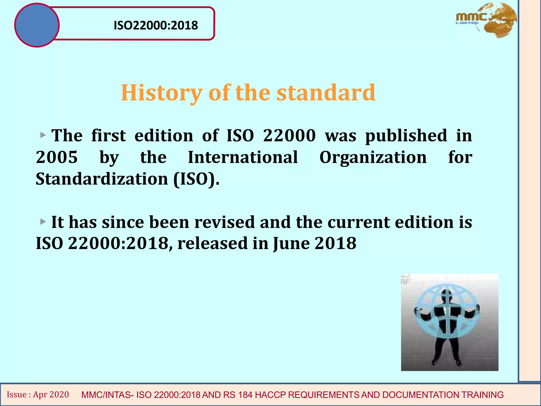 ISO 22000 Clauses Requirements and Documentation training ISO 22000 RS ...