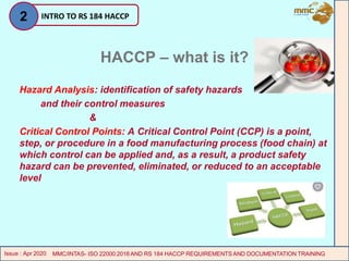 HACCP CLAUSES REQUIREMENTS AND DOCUMENTATION | PPT